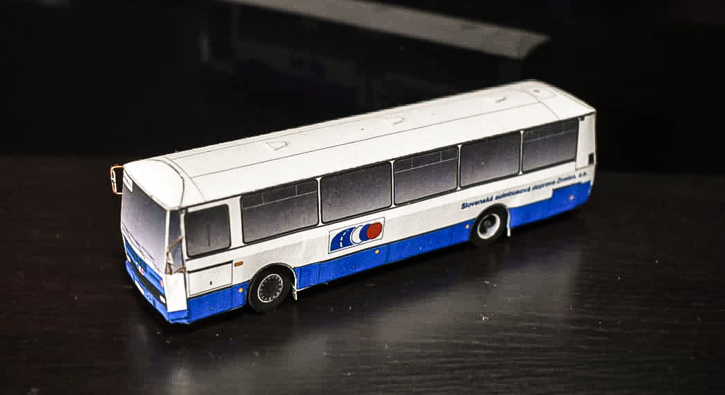 Papierové modely autobusov Vlastimila Slobodníka si zaslúžia potlesk ...